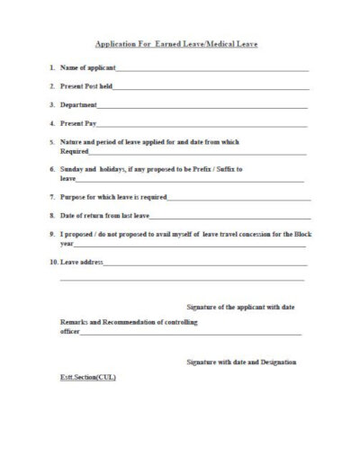 10+ Best Medical Leave Letter Templates - Word, PDF, Google Docs, Pages