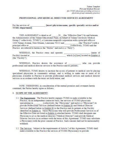 13+ Medical Service Agreement Templates - PDF