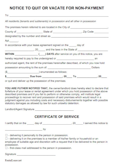 9+ Tenant Move Out Letter Templates - PDF, Google Doc, Word