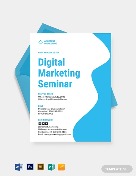 19+ Seminar Invitation Templates - Samples, Examples, Formats