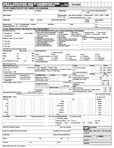 10+ Medical Evaluation Form Templates - PDF