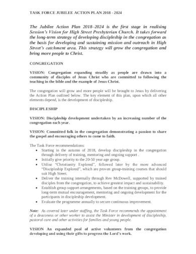 17+ Church Action Plan Templates - PDF