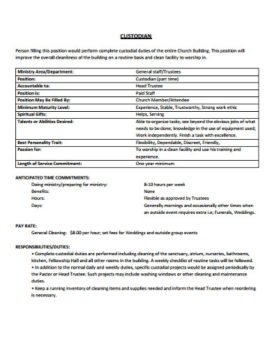 10+ Church Cleaning Checklist Templates in PDF