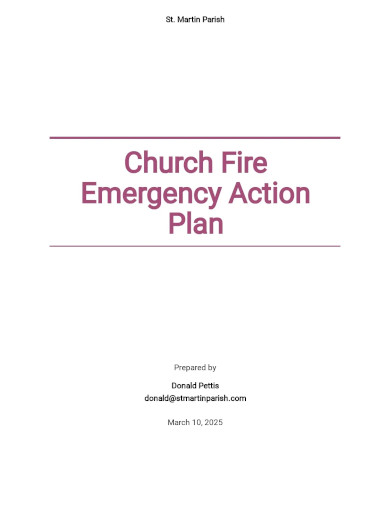 17+ Church Action Plan Templates - PDF