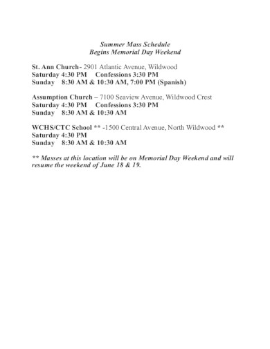 16+ Church Schedule Templates in PDF | DOC