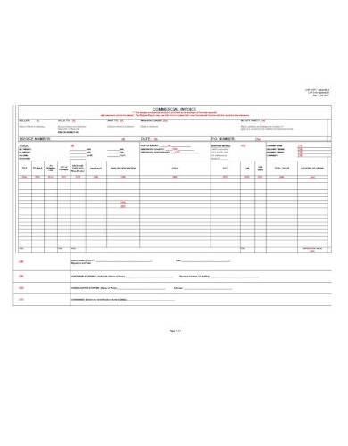 10+ Export Invoice Templates - AI, Excel, Word, Numbers, Pages