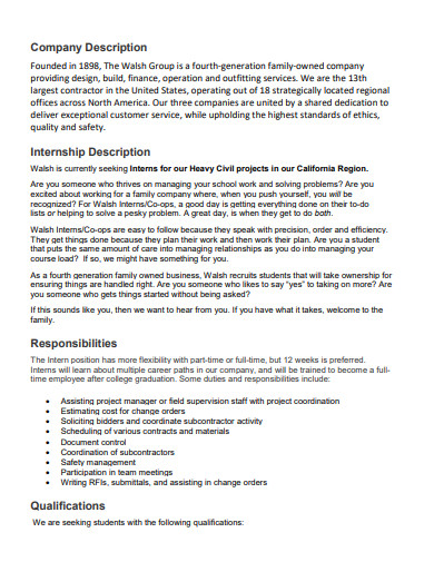 9 Company Description Templates In PDF DOC