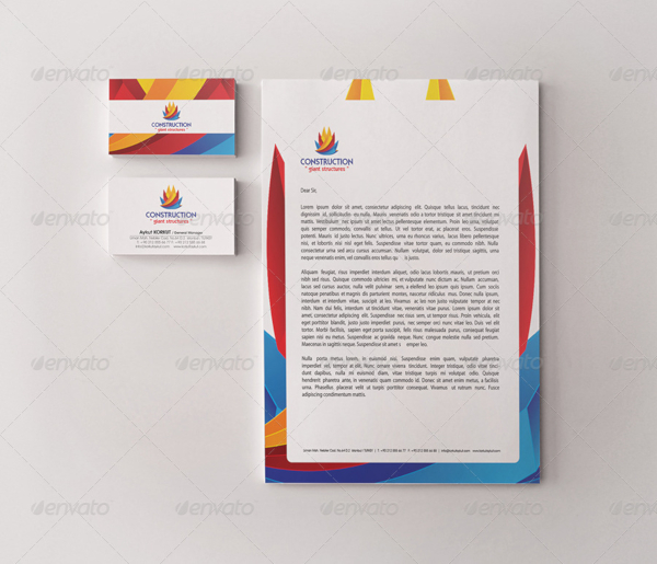7+ FREE Construction Letterhead Templates - Word, Pages, AI, InDesign ...