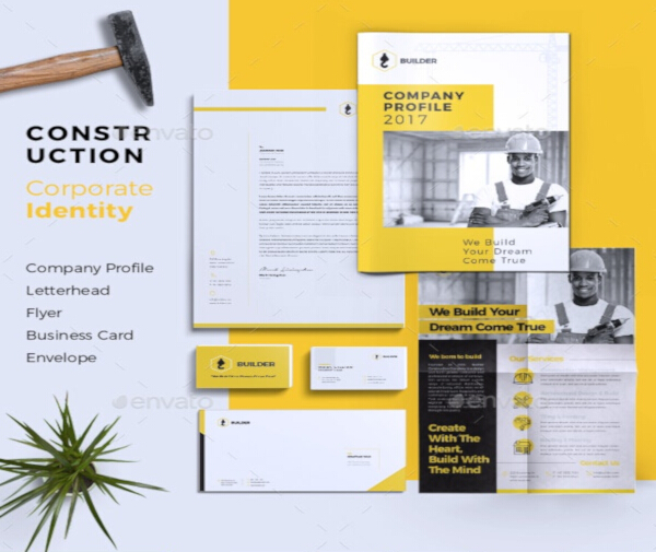 7+ FREE Construction Letterhead Templates - Word, Pages, AI, InDesign ...