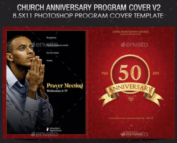 6 Church Anniversary Program Templates In PSD DOC AI Pages 