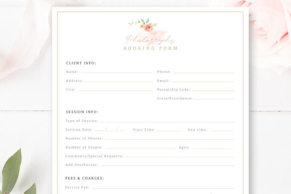 6+ Photography Order Form Templates - PSD, PDF, Word, RTF
