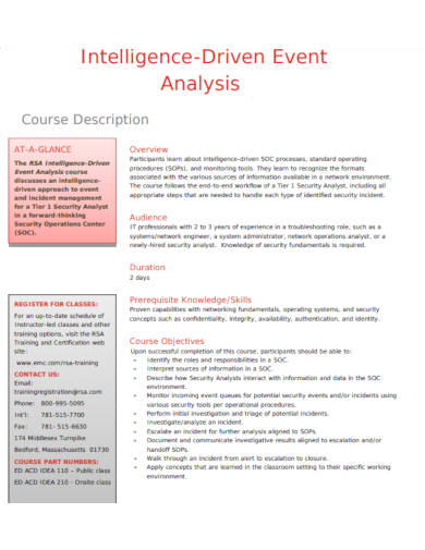 16 Event Analysis Templates In Google Docs Google Sheets Word 