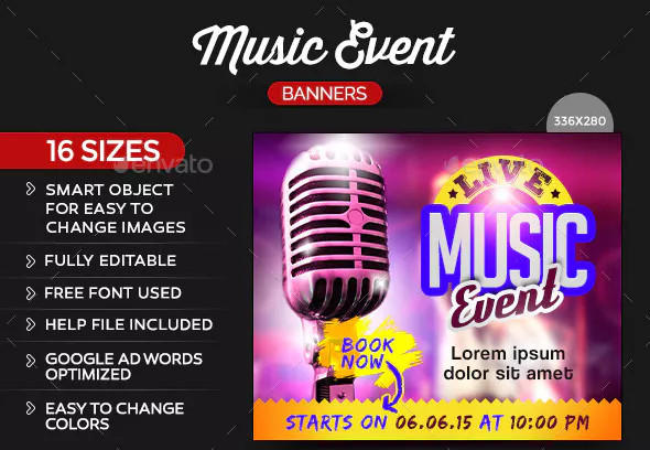 19 Event Banner Templates In PSD AI