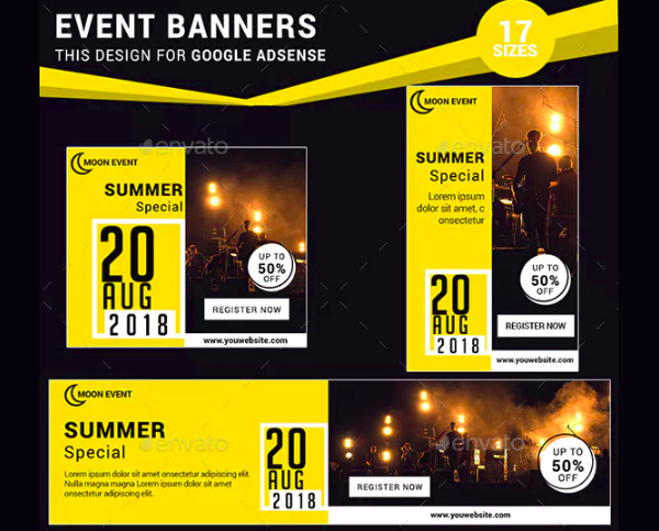 19 Event Banner Templates In PSD AI
