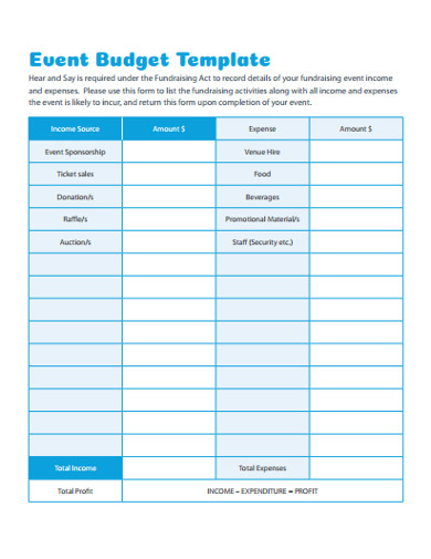 27 Event Budget Templates In Google Docs Word Pages Google 
