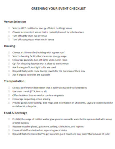 23+ Event Checklist Templates in Google Docs, | Word | Pages | PDF | XLS