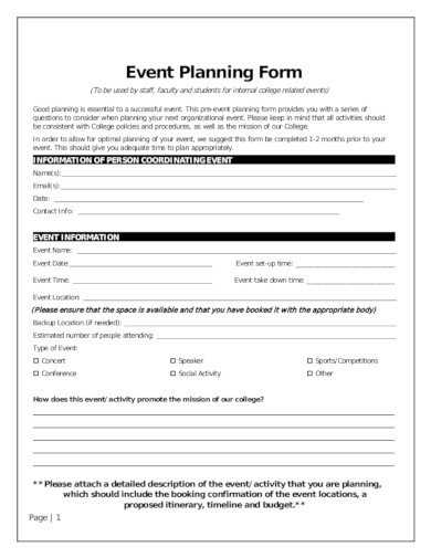 Free 22+ Event Planning Templates in Google Docs | Google Sheets | Word ...