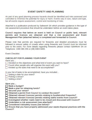 17+ Event Risk Assessment Templates in PDF | DOC
