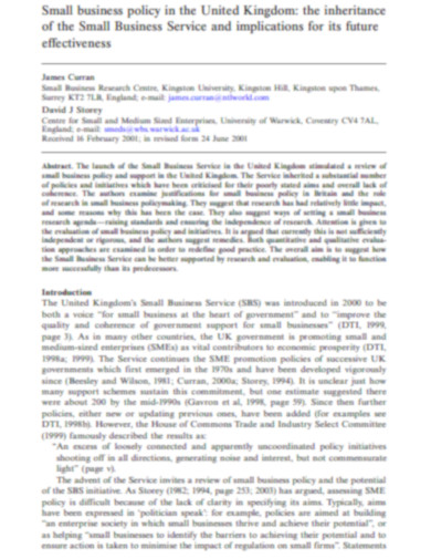 10+ Small Business Policy Templates in PDF