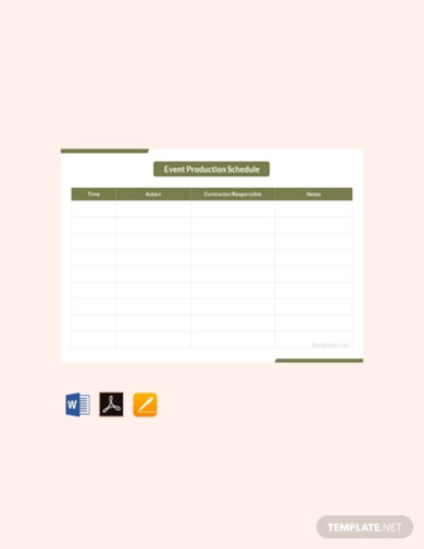 17+ Event Schedule Templates in Google Docs | Google Sheets | XLS ...