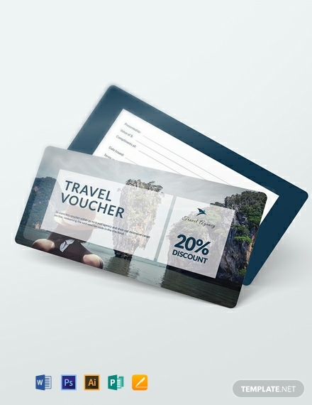 15+ Travel Voucher Templates - PSD, MS Word, Publisher, Illustrator ...