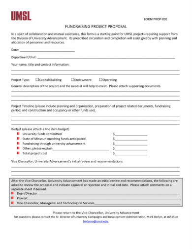 9+ Fundraising Proposal Templates - MS Word, Google Docs, Pages, PDF
