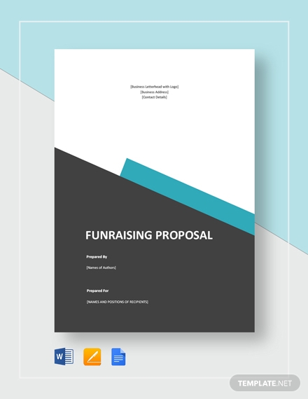 9+ Fundraising Proposal Templates - MS Word, Google Docs, Pages, PDF