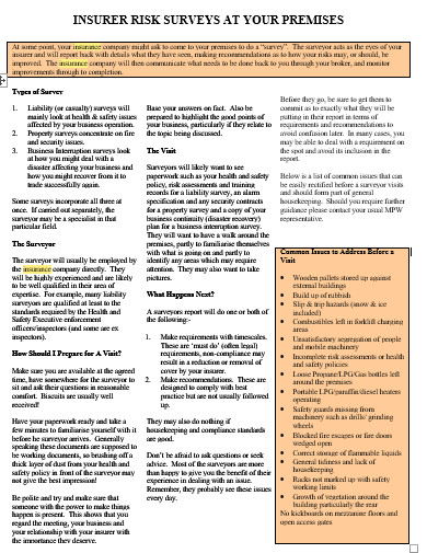 17+ Insurance Survey Templates in PDF | DOC | XLS