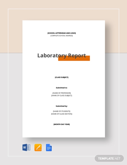7 Physics Lab Report Templates MS Word Google Docs Pages PDF