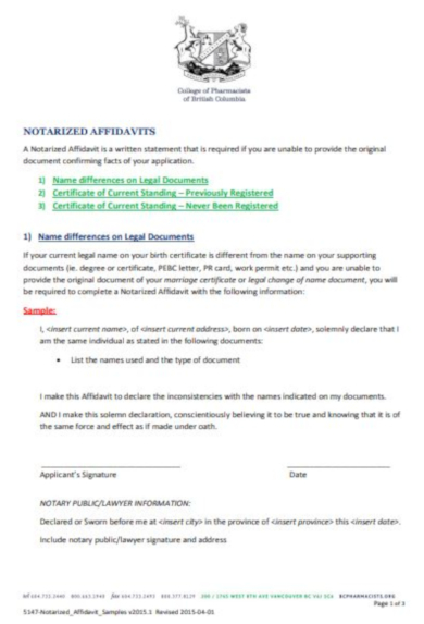 15+ Legal Statement Templates - PDF, Google Docs, Word, Pages