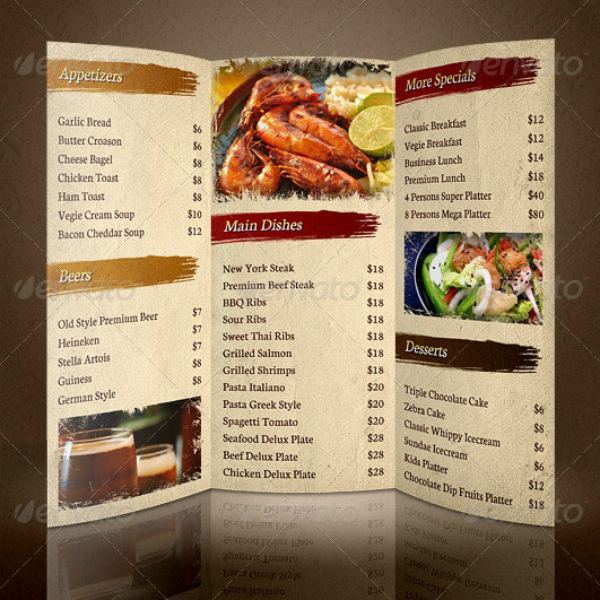 12+ Restaurant Brochure Templates - Illustrator, InDesign, MS Word ...