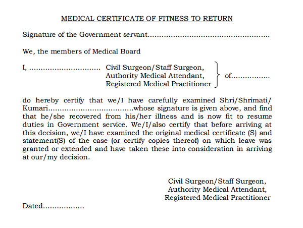 8+ Medical Leave Certificate Templates,Samples, Examples, Format - PDF ...