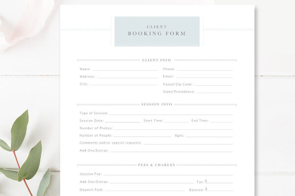 6+ Photography Order Form Templates - PSD, PDF, Word, RTF