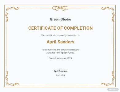 14+ Photography Certificate Templates - AI, InDesign, Word, PSD, Publisher