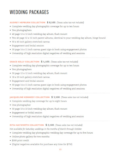 11+ Photography Quotation Templates - Google Docs, PDF, word, PSD