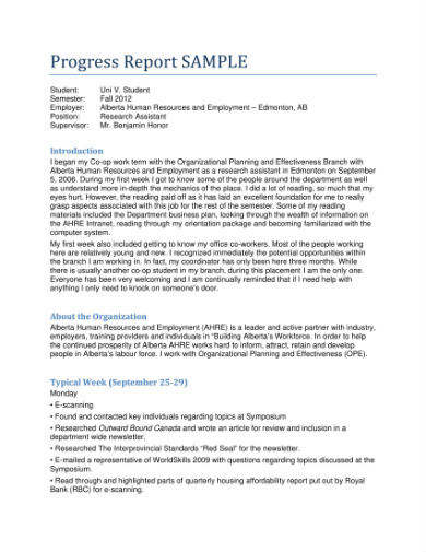 9 Project Progress Report Templates Google Docs MS Word Pages