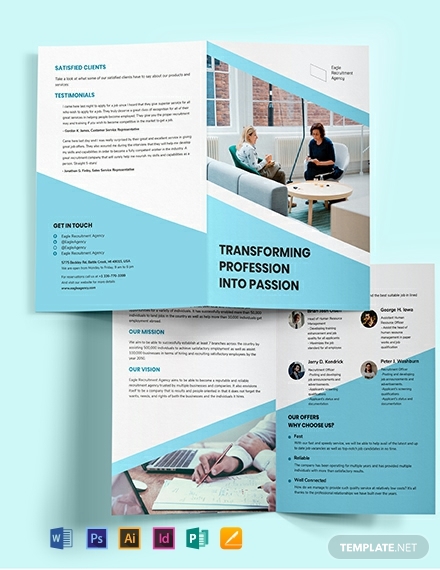 11+ Employee Recruitment Brochure Templates - Samples, Examples, Formats