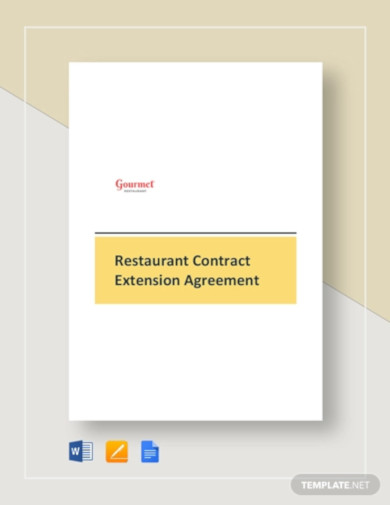 13+ Restaurant Contract Templates in Google Docs | Word | Pages | PDF