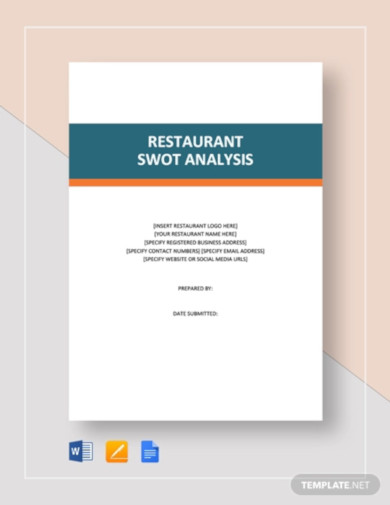 11+ Restaurant SWOT Analysis Templates - Google Docs, Word, Pages, PDF