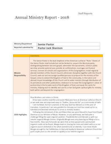 20 Church Annual Report Templates In PDF DOC XLS 20 Church Annual Report Templates In PDF DOC XLS