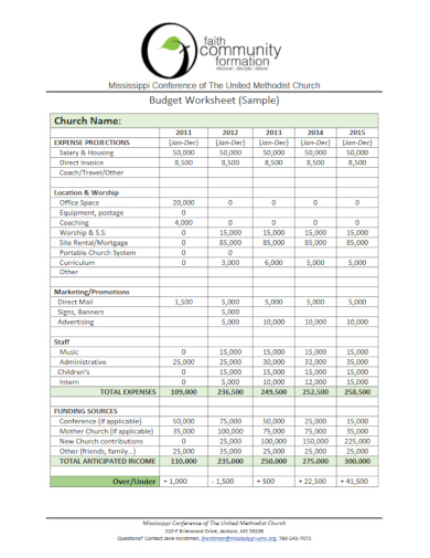 13 Church Budget Templates Google Docs Google Sheets Excel Word 13 Church Budget Templates Google Docs Google Sheets Excel Word