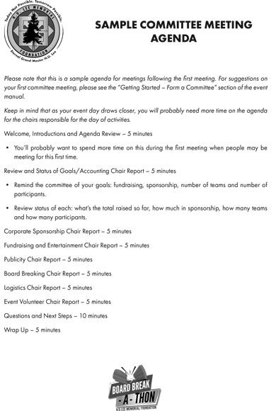 10+ Fundraising Meeting Agenda Templates - PDF, Word, Pages