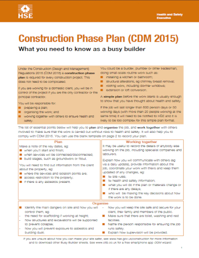 16 FREE Construction Phase Plan Templates Word Pages PDF Google Docs