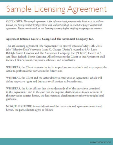 11+ Photography License Agreement Templates - PDF, Word, PSD, Pages ...