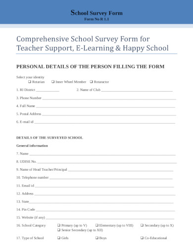 19+ School Survey Templates in PDF | XLS | DOC