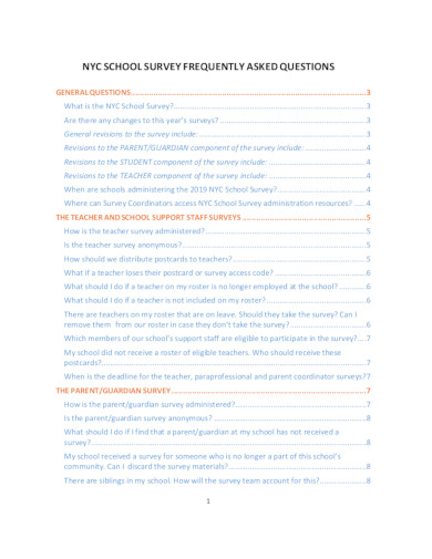 19+ School Survey Templates in PDF | XLS | DOC