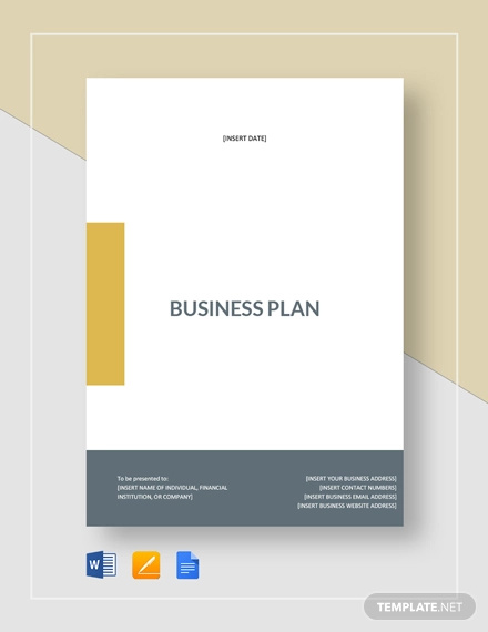 Business Plan Template - 47+ Examples in Word