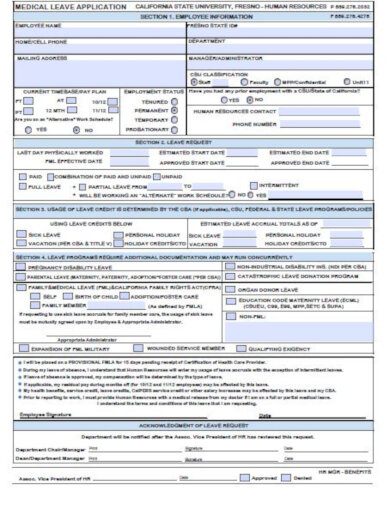 10+ Best Medical Leave Letter Templates - Word, PDF, Google Docs, Pages