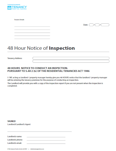 6+ Property Inspection Letter Templates - Word, PDF