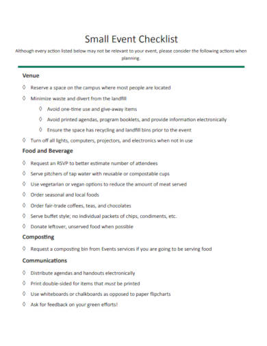 23+ Event Checklist Templates in Google Docs, | Word | Pages | PDF | XLS